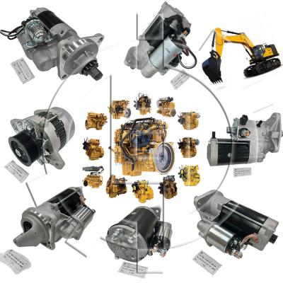 China NEW engine parts 24V STARTER DX225 DH300 FITS DOOSAN EXCAVATOR 30051600035 8200777 for sale