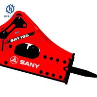 China SHY68 SHY75 SHY100 SHY155 SHY195 SHY210 Hydraulic Rock Hammer Breaker For Sany Excavator for sale
