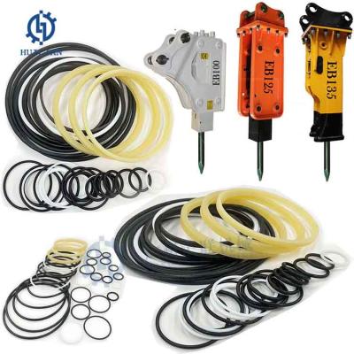 China HH150 HH300 HH500 HH750 HH1000 HH2000 HH3600 HH4500 Hydraulic Hammer Cylinder Repair Seal Kits for sale