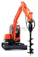China Mini 1-5 Tons Excavator Digging Machinery Hydraulic Drilling Machine Earth Auger for sale