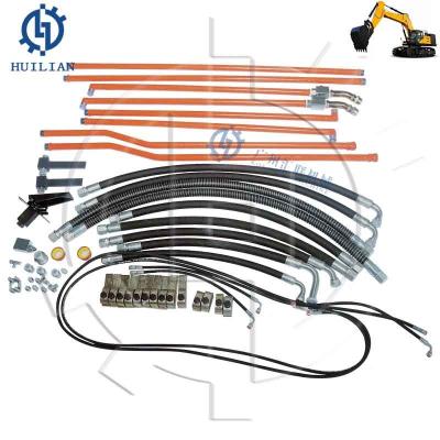China Pipeline For CATEEEEE320 CATEEEEE349 CATEEEEE317 CATEEEEE330D CATEEEEE315 CATEEEEE323D CATEEEEE324E CATEEEEE318 Excavator Breaker Hydraulic Pipe Hose Piping Kit for sale