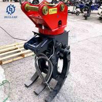 China PC200 PC210 PC220 PC230 PC240 Excavator Attachment Rotary Hydraulic Grab Bucket Grapple for sale