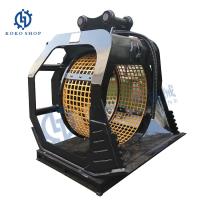 China Mini Excavator 10t 20t 30t EC EC240B EC240C EC250D EC290 EC290B EC300D EC350D Excavator Attachment Screening Bucket for sale