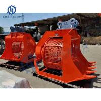 China Mini Excavator 10t 20t 30t EC EC240B EC240C EC250D EC290 EC290B EC300D EC350D Excavator Attachment Screening Bucket for sale