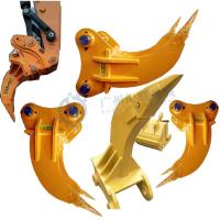 China EC130 EC150 EC200 EC210 EC240 EC290 EC360 12 Months Warranty Digger Attachments Excavator Ripper for sale