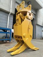 China Wooden Stone Hydraulic Rotating Grapple for 16-28 Tons Excavator Attachments Log Grapple for sale