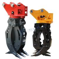 China NEW Roating Hydraulic Wood Grapple for 30tons Excavator Attachment Construction Mechienry for sale