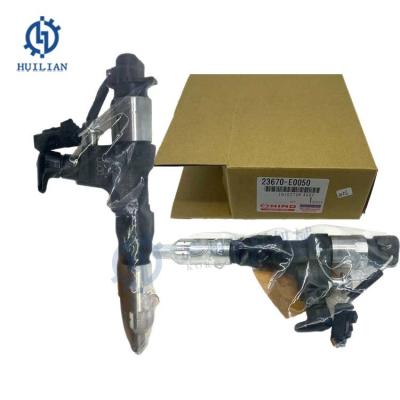 China SK200-8 Original Excavator Common Rail Nozzle 23670-E0050 Fuel Injector For J05E for sale