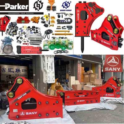China SHY135 SHY137 SHY140 SHY165 SHY175 SANY Hydraulic Breaker Concrete Breaker Hydraulic Rock Hammer for sale