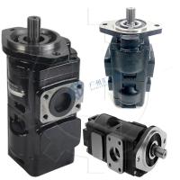 China 7029120022 7029120078 7029120005 7029120007 7029120079 7029120009 Parker Twin Hydraulic Gear Pump For 3cx 4cx for sale