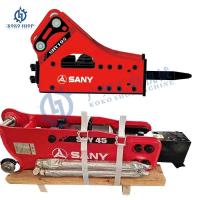 China Original SANY SHY45 SHY53 SHY68 SHY75 SHY100 Hydraulic Breaker Jack Hammer For 1-16 Tons SANY Excavator Attachments for sale