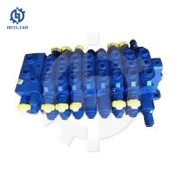 China Excavator Hydraulic Valves SK60C SK60-5 SK70 SK100 SK120 SK120-5 Main Control Valve Kobelco Distribution Valve for sale