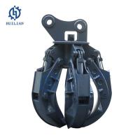 China 12ton 18ton 24ton Heavy Excavator Attachments Steel Scrap Grabber Hydraulic Orange Peel Grapple for sale