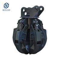 China 360 Degree Rotation Excavator Hydraulic Orange Peel Grab Steel Scrap Grapple For 24ton 30ton 36ton Excavator for sale