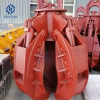 China 30ton 36ton 40ton Construction Machinery Forest Equipment Orange Peel Log Grapple Wood Rotating Excavator Grapple for sale