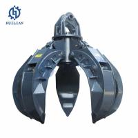 China 20ton 30ton Excavator Attachment Hydraulic Excavator Rotating Demolition Grapple Excavator Wood Grabber Orange Peel Grab for sale