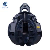China Mini Excavator 12t 13t 14t 15t 16t 17t 18t DH130 DH150 R160LC-7 EC200D EC210 Excavator Attachment Orange Peel Grapple for sale