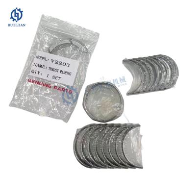 China Kubota V1702 V1902 V1903 V2003 V2203 V2403 Engine Crankshaft Main Conrod Bearings For 0.50mm Thrust Bearing Set for sale