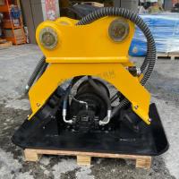 China 17t 25t Hydraulic Vibrating Plate Compactor For 2-5t 5-12t 12-18t 18-24t 24-36t Excavator Compactors Attachment for sale