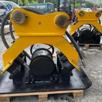 China 17t 25t Hydraulic Vibrating Plate Compactor For 2-5t 5-12t 12-18t 18-24t 24-36t Excavator Compactors Attachment for sale