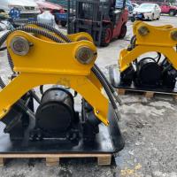 China 17t 25t Hydraulic Vibrating Plate Compactor For 2-5t 5-12t 12-18t 18-24t 24-36t Excavator Compactors Attachment for sale