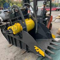 China 20tons Construction Machine Attachment Crushing Buckets Stone Rock Crusher Bucket for Excavator for sale