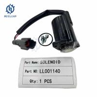 China Genuine LL001140 Excavator Hydraulic Pump Solenoid Valve Rotary Solenoid for SH200 SH210 for sale
