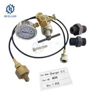 China MSB Hydraulic Breaker Nitrogen Gas Pressure Test Tools Hammer Nitrogen Gas Charging kit for sale
