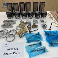 China DE12 DE12T DE12TIS D2366 Machinery Engine Parts Piston Ring Kit Excavator Engine Liner Piston Ring Set for sale