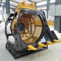 China Hitachi 210 ZX210H ZX210-3 ZX210-5 ZX200-3 Topsoil Rotating Screening Bucket For Zaxis Excavator Screen Riddle Shaker for sale