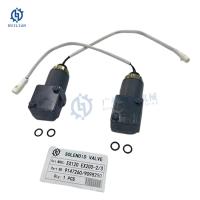 China EX120 EX200-2 EX200-3 Excavator High Speed 24V Solenoid Valve Hydraulic Pump Main Pump Valve for sale