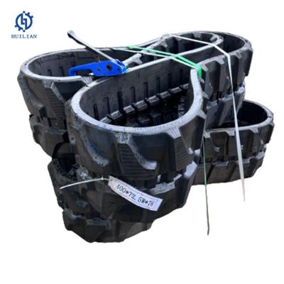 China Excavator Rubber Crawler Track 250x72x56 300×52.5Nx74 320x86x52 230x96x34 400x72.5x72 300x55x86 320x86x49 For Loader for sale