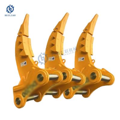 China Heavy Duty Removal Hydraulic Vibrate Ripper For PC Yellow Excavator Easy Stump Rippers Tooth In Carton Packaging for sale