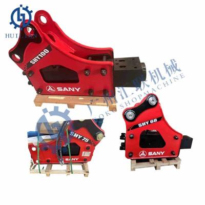 China Original SANY SHY100 Side Type Hydraulic Breaker Hammer for SOOSAN SB30 SB40 SB43 SB50 Excavator Attachments for sale