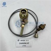China OKADA 310 Hydraulic Breaker Parts Nitrogen refill valve Gas Charging Maintenance Charger Kit for sale