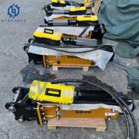 China SB30 SB35 SB40 SB43 SB45 SB50 SB60 SB70 SB81 SB100 Rock Breaker Open Box Type Top Side Mounted Fit 1-68 Ton Excavator for sale