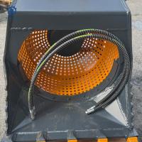 China 6-30Ton Rotatory Screening Thickened Steel Bucket For 6-8t Stone Excavator Crushing Gravel Sieve Sand Separation Bucket for sale