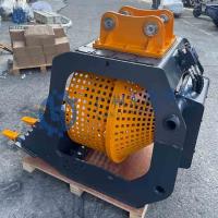 China 3-6 Ton 20-25Ton 30-40Ton Excavator Attachment Hydraulic Rotating Screening Bucket for Cleaning And Sizing for sale
