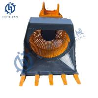 China EX30 ZX30 PC30 SK05 Hydraulic Rotating Screening Bucket Stone Sand Screening Bucket for 3-5 Tons Excavator Attachments for sale