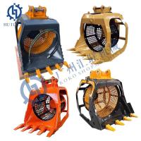 China EC240 EC210 SH200 SK220 CX210C ZE215E-10 Rotatory Screening Thickened Steel Bucket for 18-24 Tons Excavator Attachments for sale