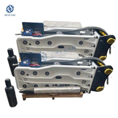 China Mining HB20G Hydraulic Rock Road Breaker For HB30G HB40G HB50G Excavator Side Open Box Type Stone Breakers With Chisel for sale