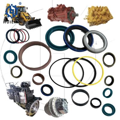 China Excavator Spare Parts Oil Sealing 111-3300 186-4327 240-9538 241-8924 Boom Arm Bucket Cylinder Swing Seal Kit For 416C for sale