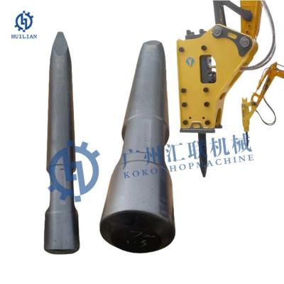 China SAGA200 SAGA220 SAGA250 SAGA300 SAGA350 SAGA400 SAGA510 Excavator Breaker Chisel 42Crmo of Moil Point Chisel for rock breaker for sale
