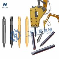 China MT120 MT150 MT170 MT210 MT250 MT255 MT275 MT360 MT500 MT700 Breaker Blunt Chisel Wedge Moil Type Excavator Breaker Chisel for sale