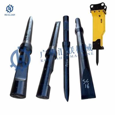 China SC6 SC8 SC12 SC16 SC22 SC28 SC36 SC42 SC50 Hydraulic Hammer Parts Chisel Rock Breaker Tool Excavator Breaker Chisel for sale