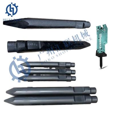 China Everdigm EHB40 Moil Point Type Chisel EHB20 EHB30 EHB25 EHB50 Blunt Type Tool Chisel for Hydraulic Breaker Spare Parts for sale