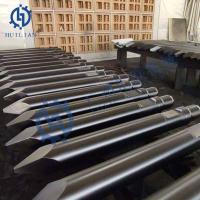 China Komatsu JTHB100 JTHB150 JTHB190 JTHB210 JTHB210-3 Blunt Type Moil Point Breaker Chisel for Rock Hammer Spare Parts for sale