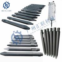 China GNERAL GB200E Chisel Rock Breaker Tool Rod Blunt Type Moil Point Drill Bit for Hydraulic Breaker Parts for sale