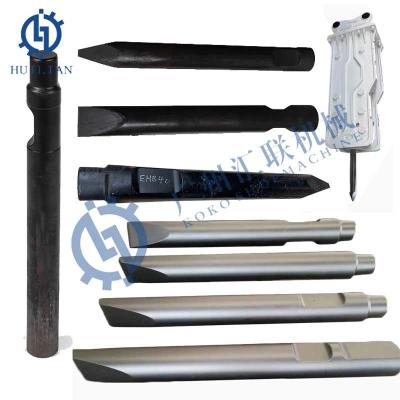 China Indeco HP150 HP200 HP300 HP350 HP500 HP600 HP700 HP900 Rock Breaker Chisel for Hydraulic Breaker Hammer Tool Parts for sale