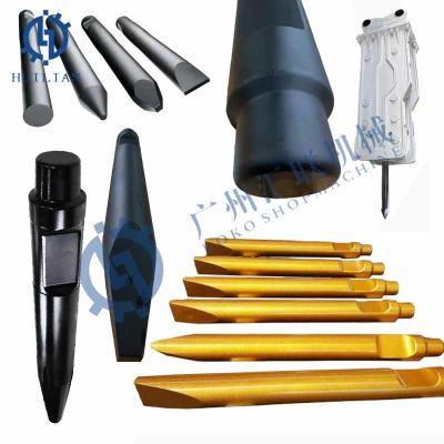 China MES351P MES350P MES301P MES UP300 MES200 MES181 MES180 MESUP121 MESUP150 Hammer Tool Rod for Indeco Rock Breaker Chisel for sale
